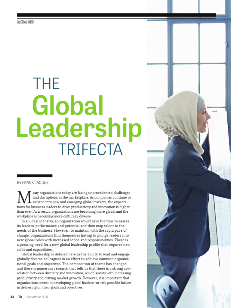 The Global Leadership Trifecta | PDF | Leadership | Bias