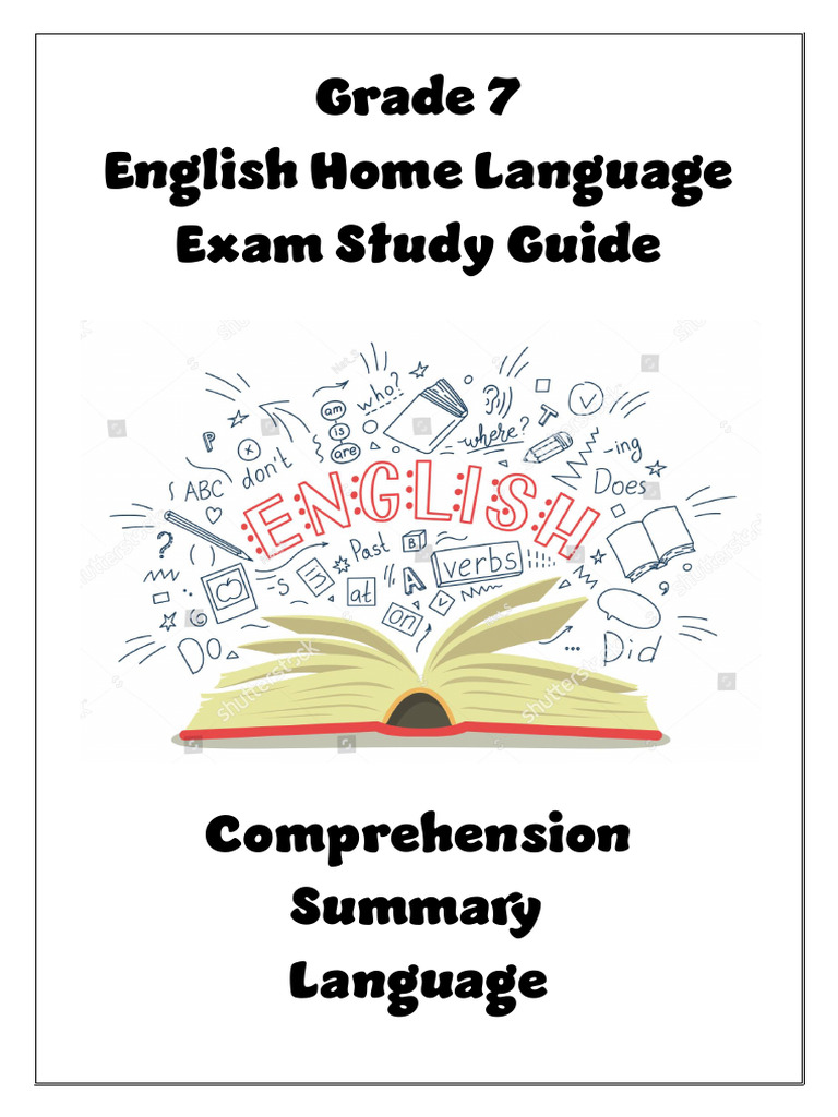 Grade 7 - Exam Study Guide | PDF | Reading Comprehension | Verb