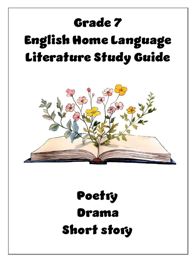 Grade 7 - Literature Study Guide | PDF | Poetry | Narrative