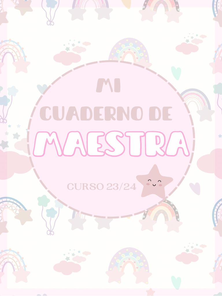 Cuaderno InfantilPrimaria @profe - Merche @vallejimmar | PDF | Calendario