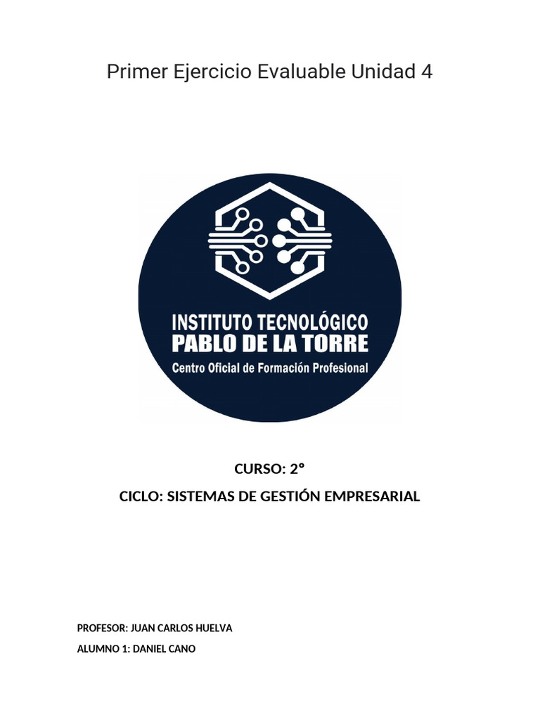 Ejercicio Evaluable | PDF | Planificación de recursos empresariales | Presupuesto