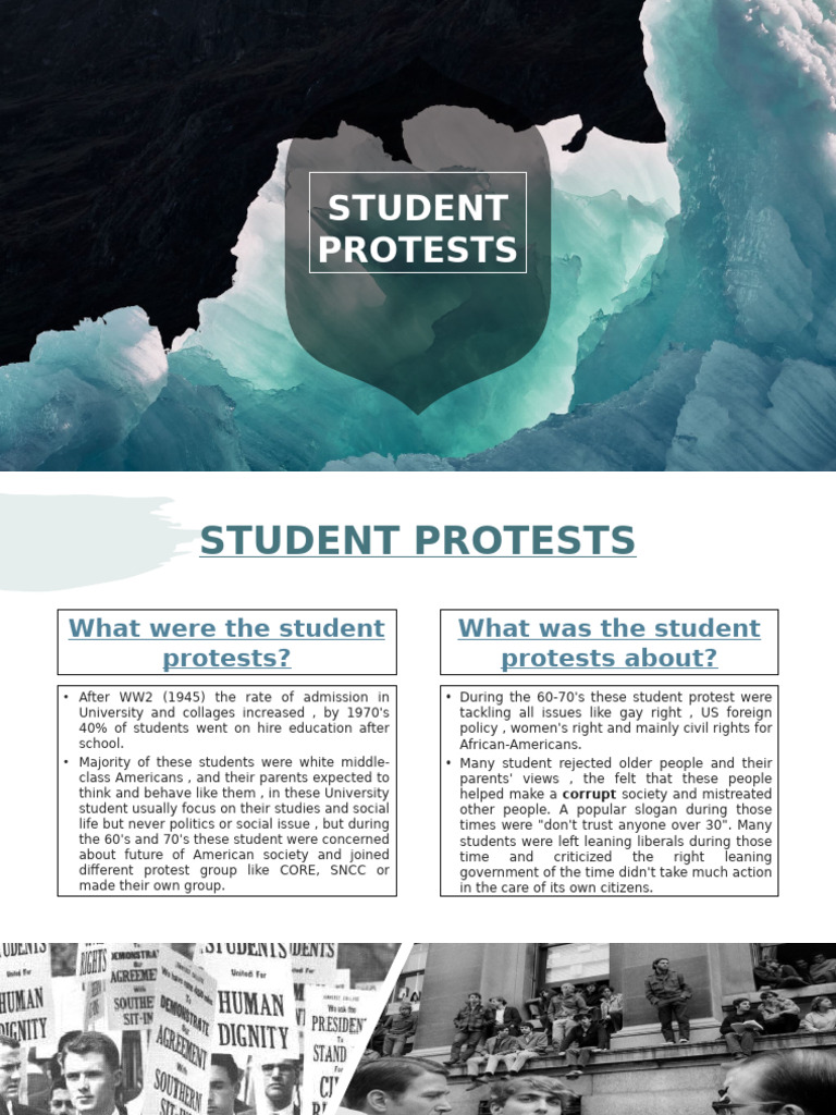 Student Protests Presentation | PDF | Protest | Social Movements