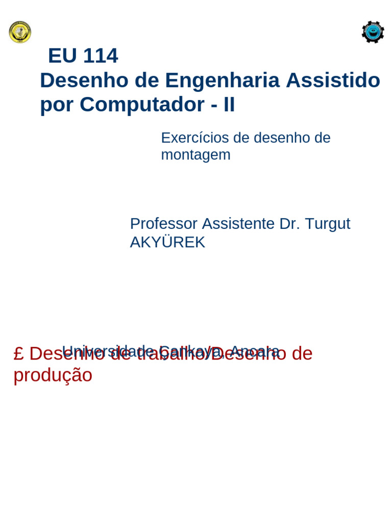 Exercícios de Desenho de Montagem | PDF | Pistão | Engenharia