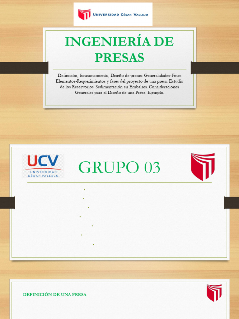 Ingeniería de Presas | PDF | Represa | Reservorio