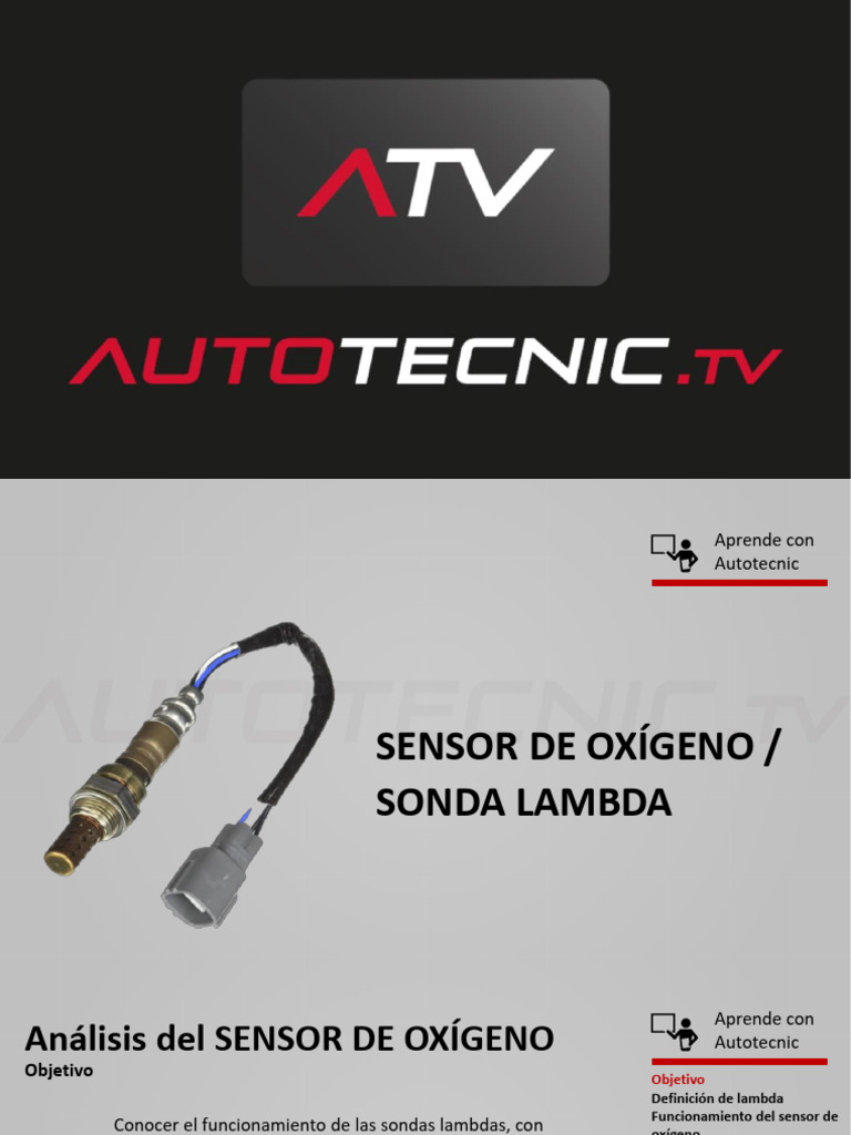28 Sonda Lambda Aprende Con Autotecnic | PDF | Motores | Gases industriales