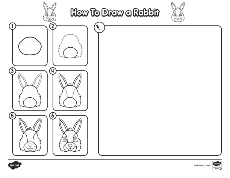 How to Draw a Rabbit Step-by-Step | PDF