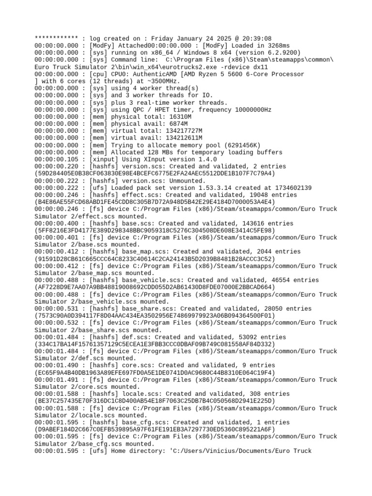 Game Log | PDF | Text File | Thread (Computing)