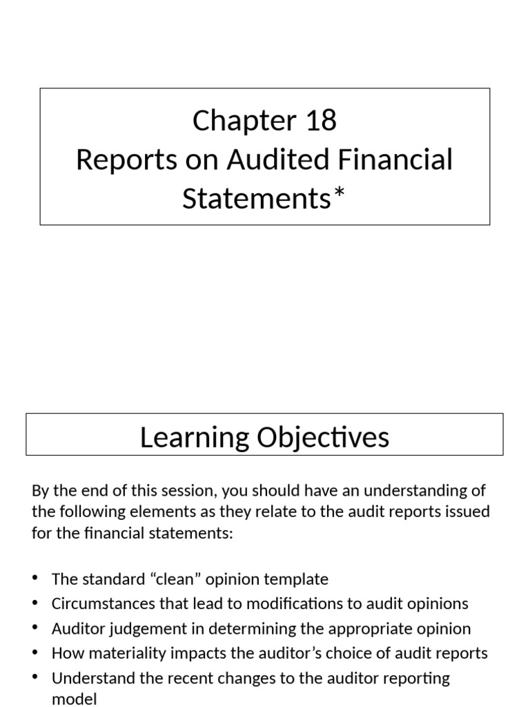 Understanding Audit Report Opinions | PDF | Auditor's Report | Audit