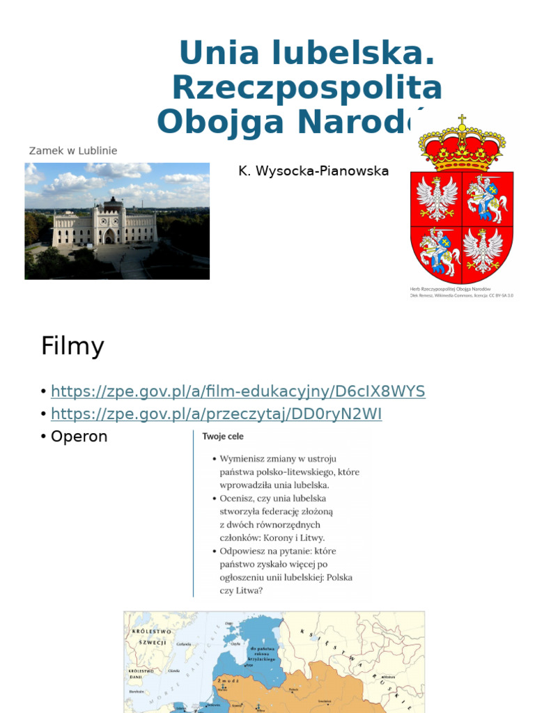 Unia Lubelska RPO 1 | PDF