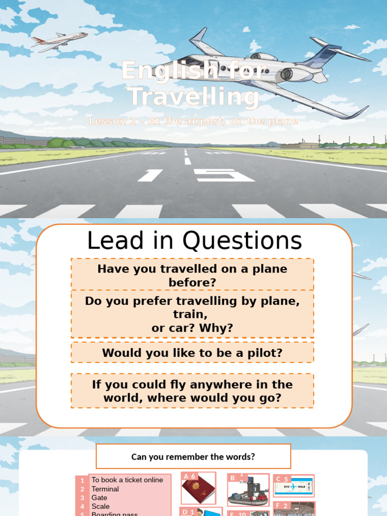 English Travel Phrases: Airports | PDF | Airport | Baggage