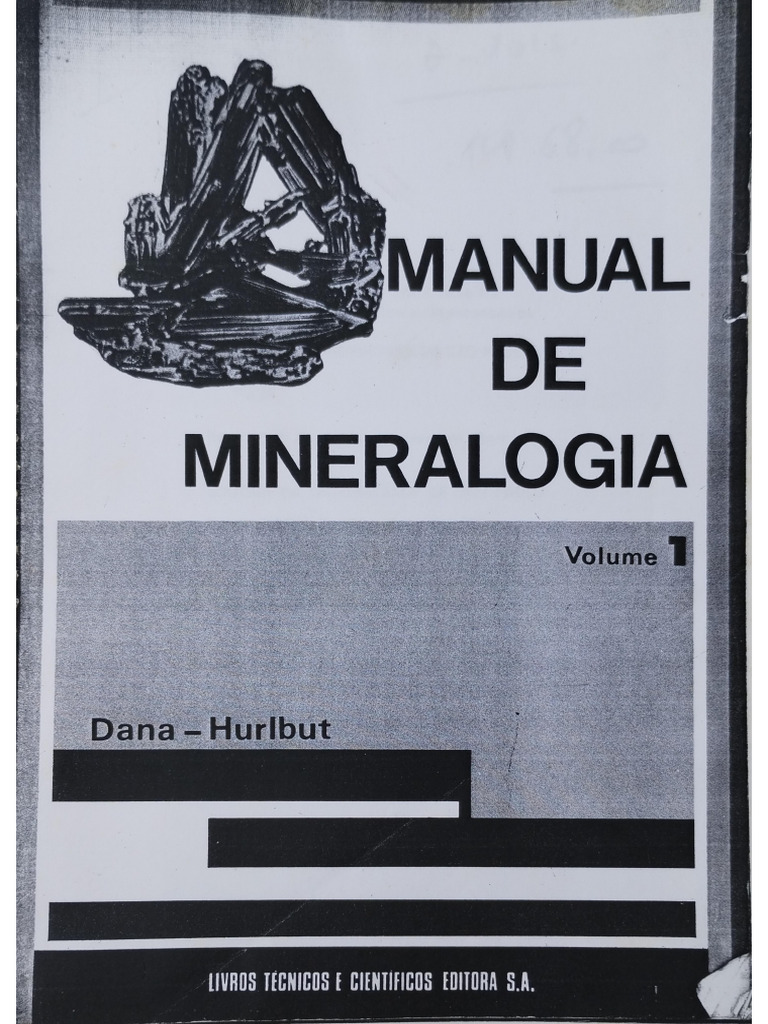 Manual de Mineralogia Dana Volume 1 | PDF