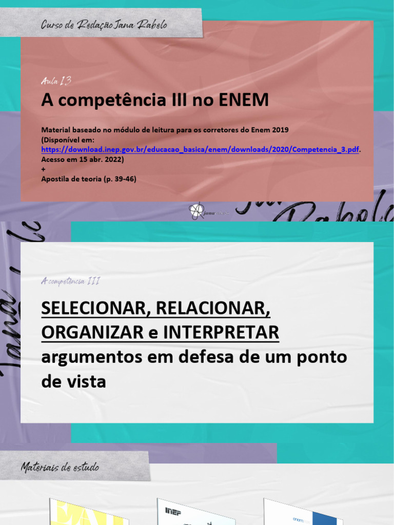 A06 - Competência III | PDF