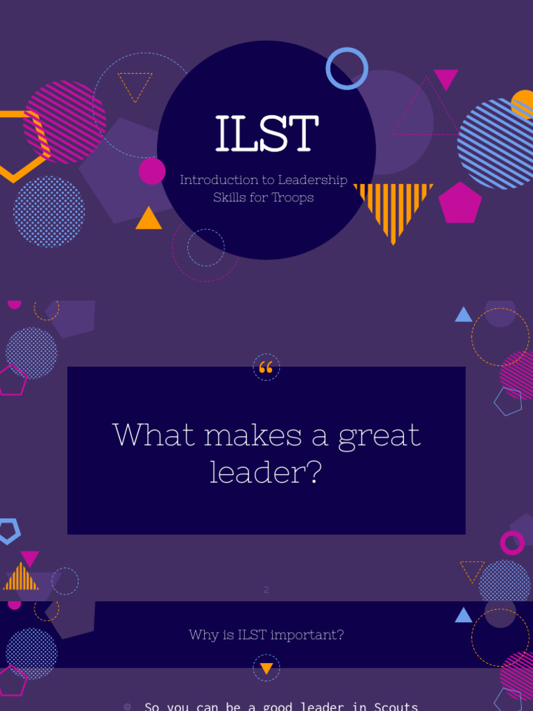 ILST Introduction To Leadership Skills BSA Slides | PDF