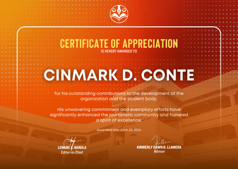 COA - The Outlook For Conte, Cimark | PDF