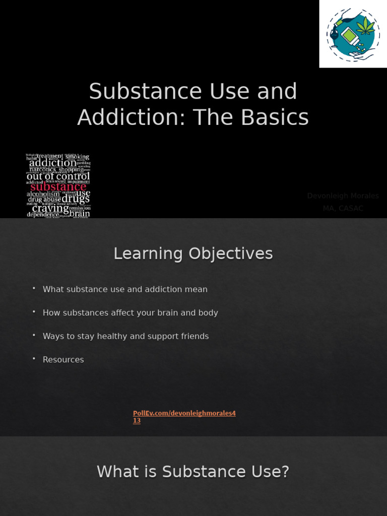 The Basics of Substance Use and Addiction | PDF | Substance Abuse ...