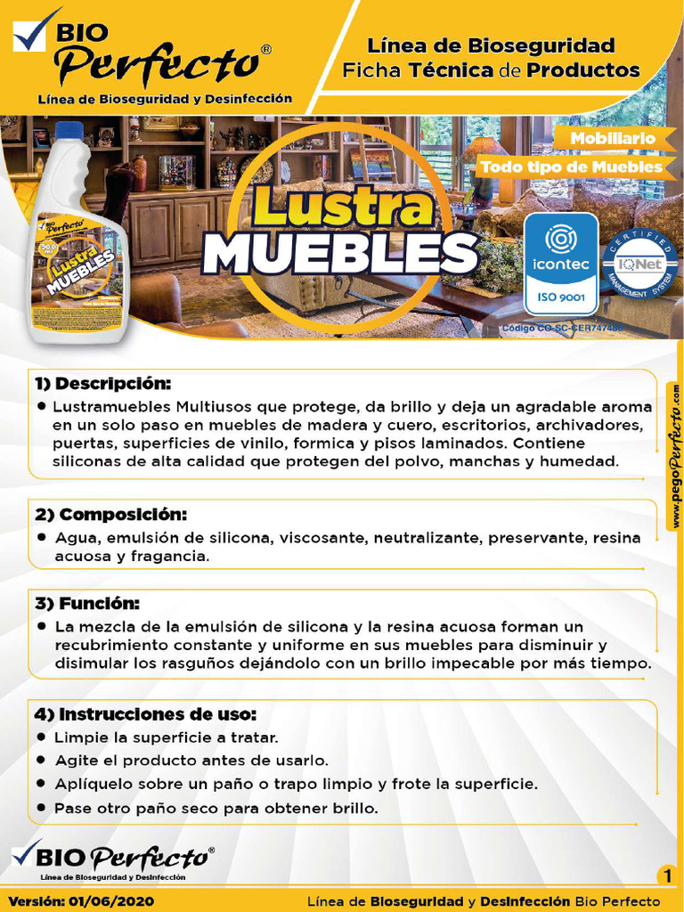 lustra muebles F.T | PDF