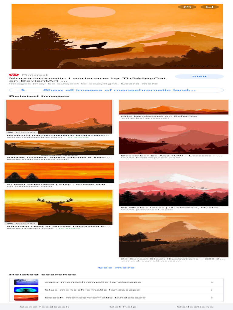 Monochromatic Landscape - Google Search | PDF | Artistic Techniques ...
