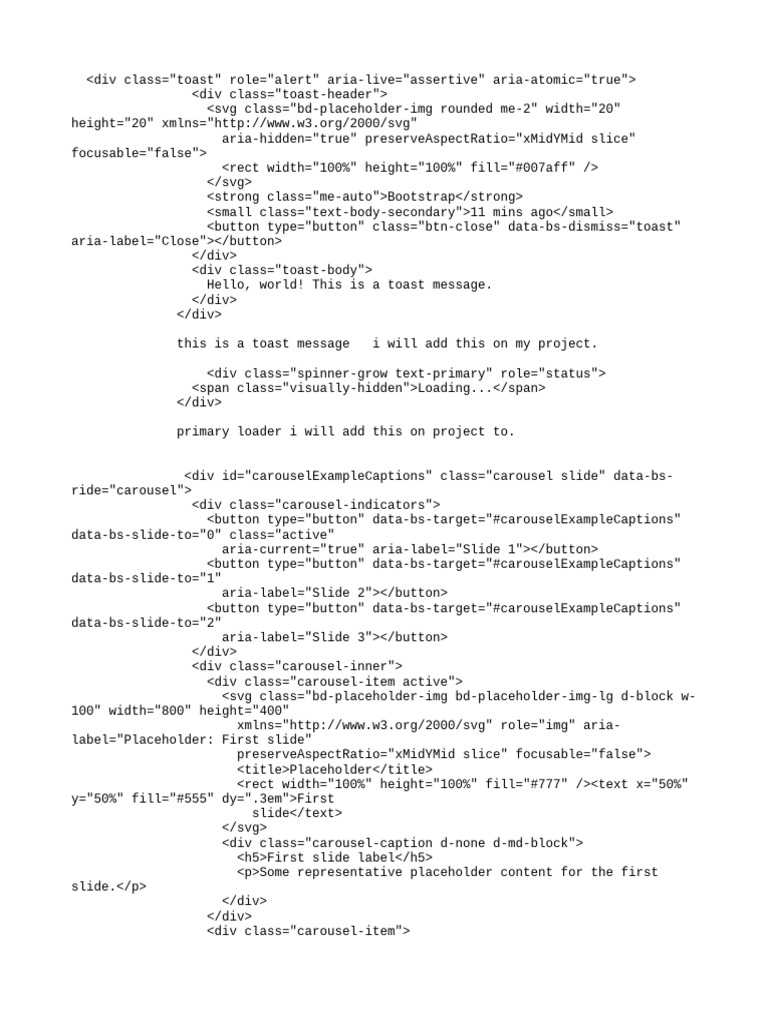 div class toast role | PDF | Booting | Computer Architecture