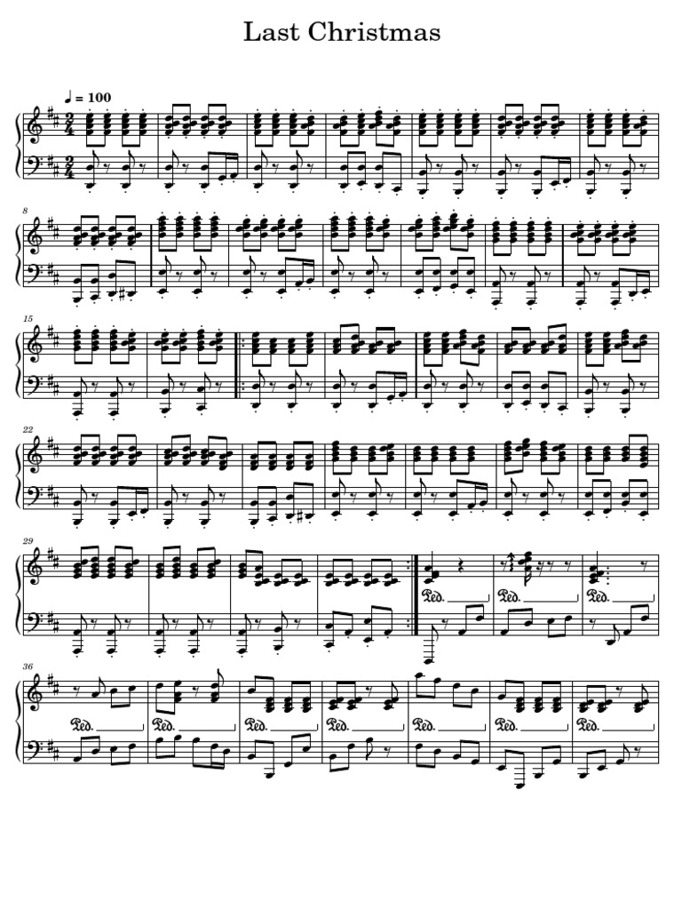 Last - Christmas Piano | PDF