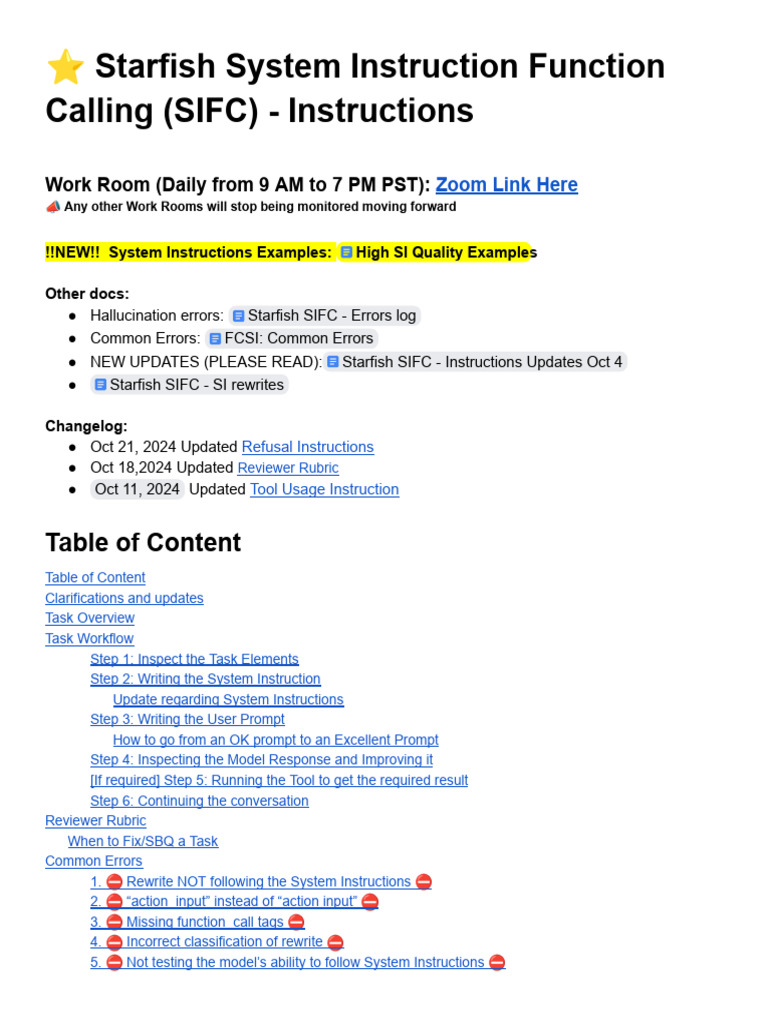Starfish SIFC - Instructions V2 | PDF | Parameter (Computer Programming) | Electrical Grid