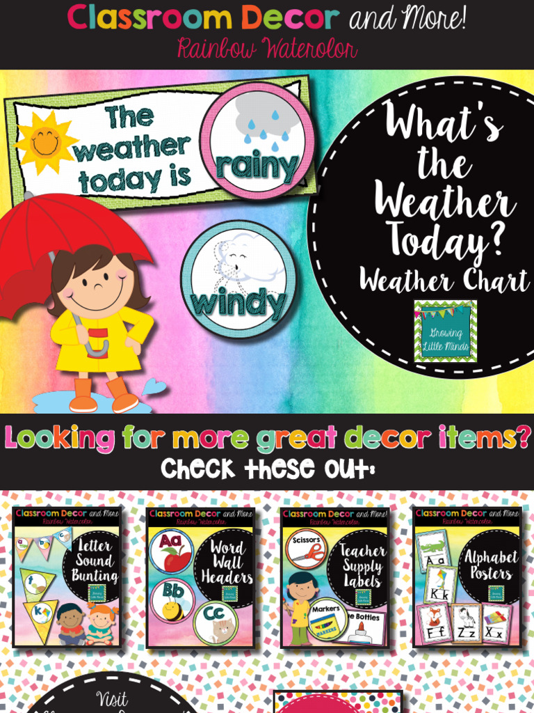 Watercolor Weather Chart | PDF | Copyright