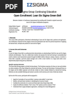 Lean Six Sigma Yellow Belt Project Examples | PDF | Six Sigma | Energy ...