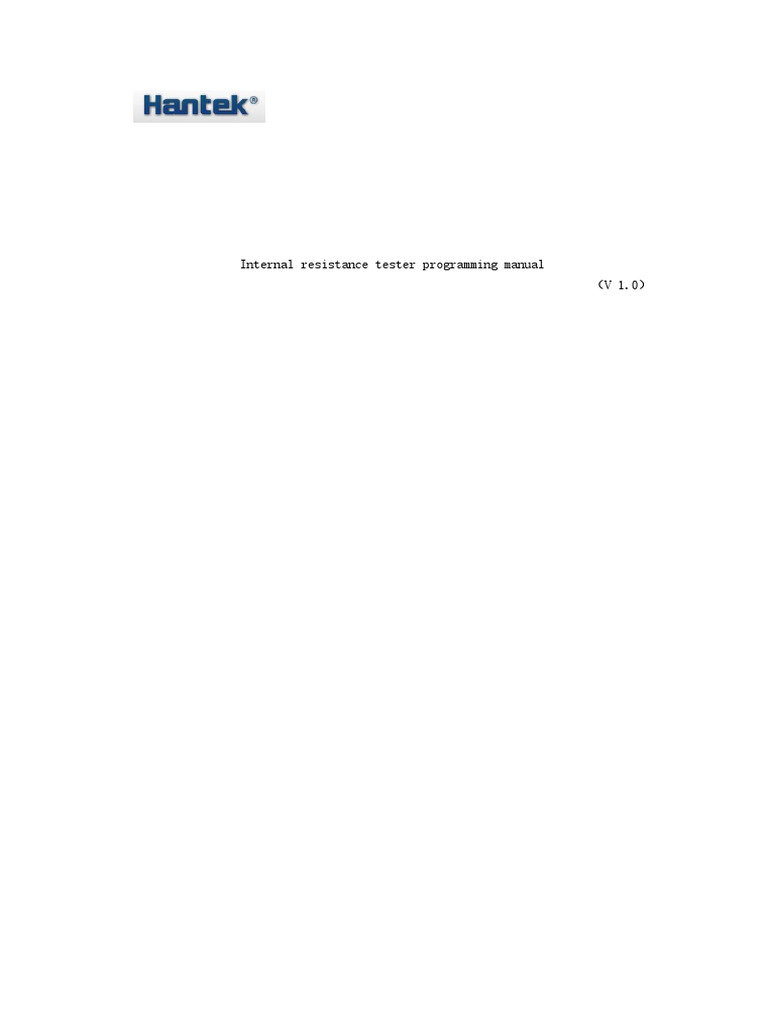 HBT4000 Series - SCPI Series | PDF | Computing