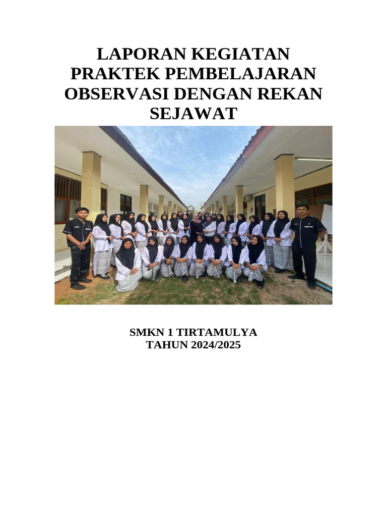 Laporan Rekan Sejawat - Wulan | PDF