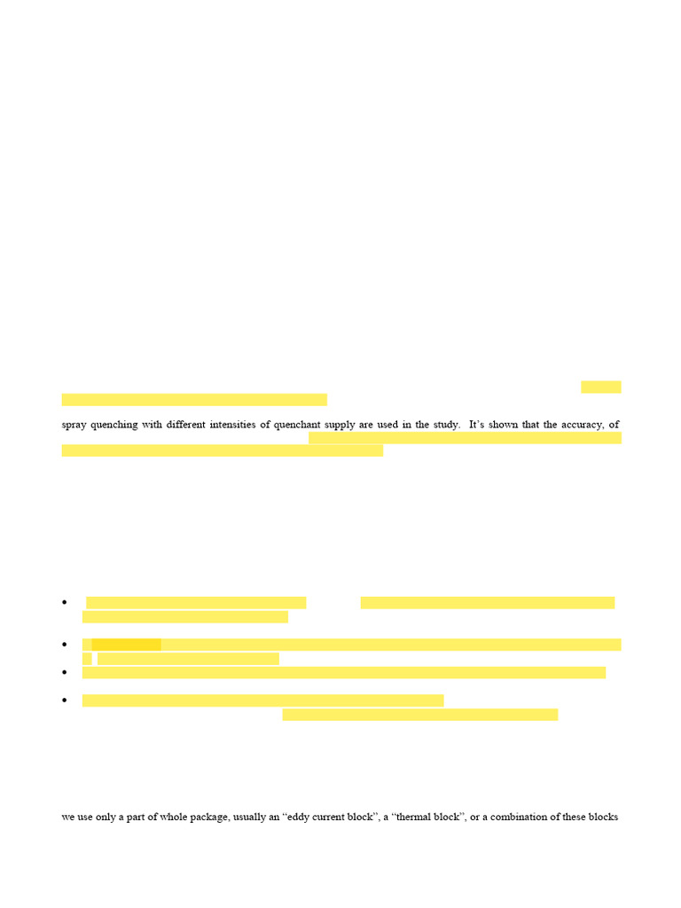2 Computer Simulation Of Induction Heating And Quenching Processes