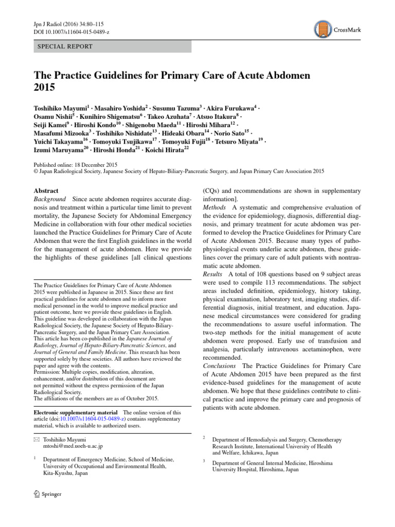 Acute Abdomen | PDF | Diseases And Disorders | Gastroenterology