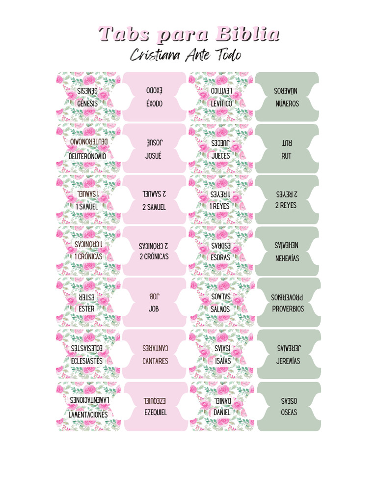 Tabs Flowers | PDF | Nevi'im | 1st Millennium Bc Works