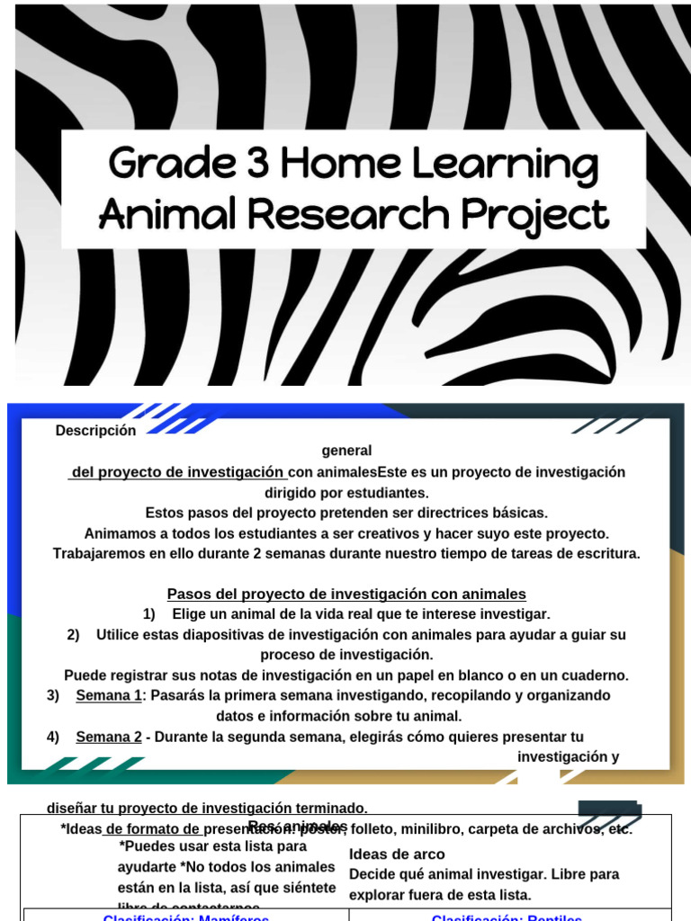 Proyecto de Investigación Animal | PDF | Zoología | Organismos