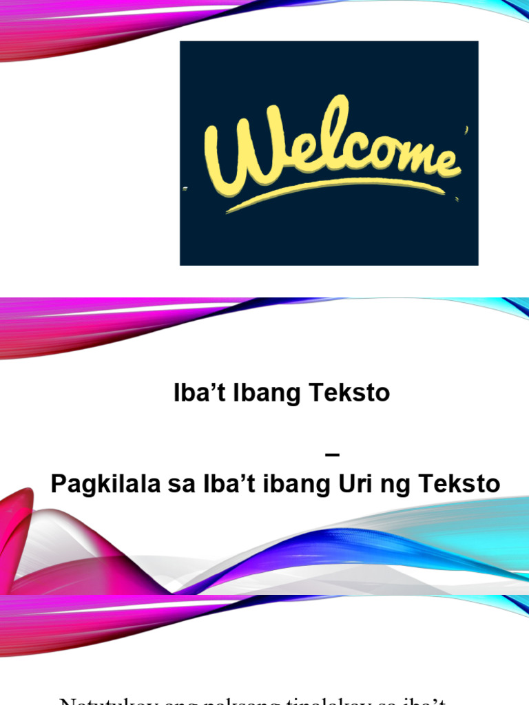 Pagbasa at Pagsusuri WEEK 1 PDF - 082206 | PDF