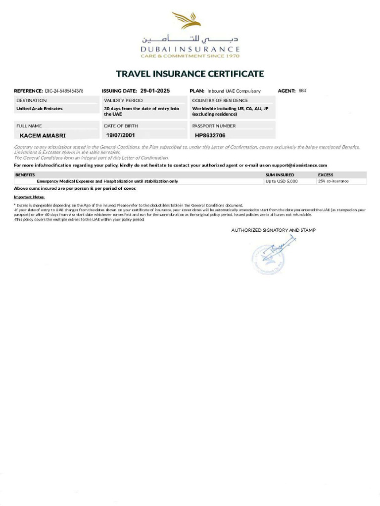 INSURANCE Dubai | PDF