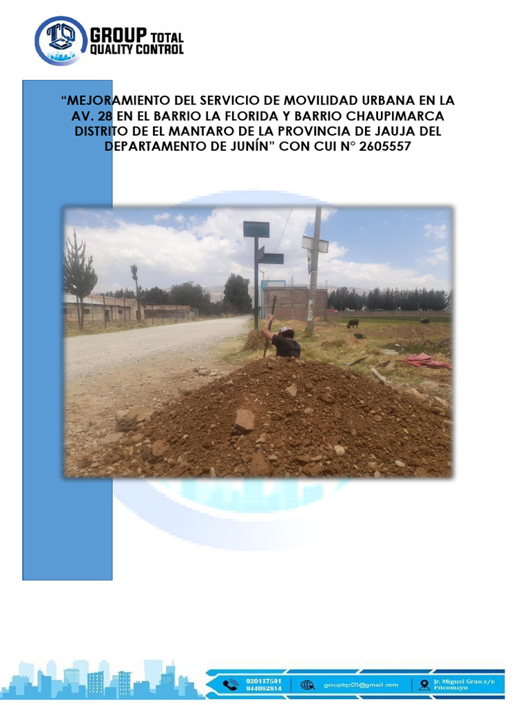 1 Informe de Mecanica de Suelos | PDF | Agua | Mecánica de suelos