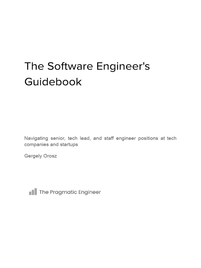 The Software Engineers Guid - (Z-Library) | PDF | Mentorship