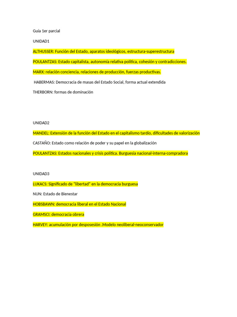 Guia 1er Parcial | PDF