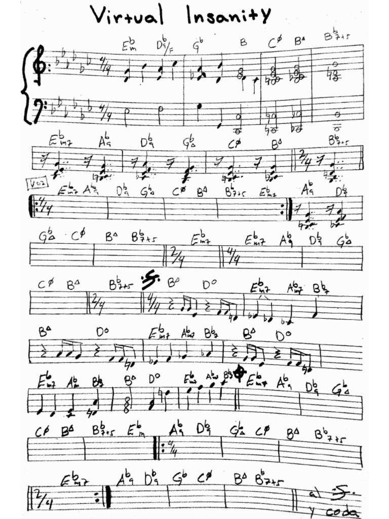 Virtual Insanity | PDF