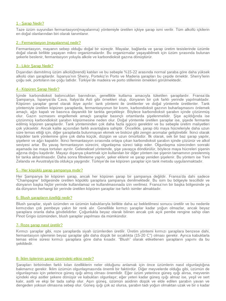 Wine Knowledge | PDF