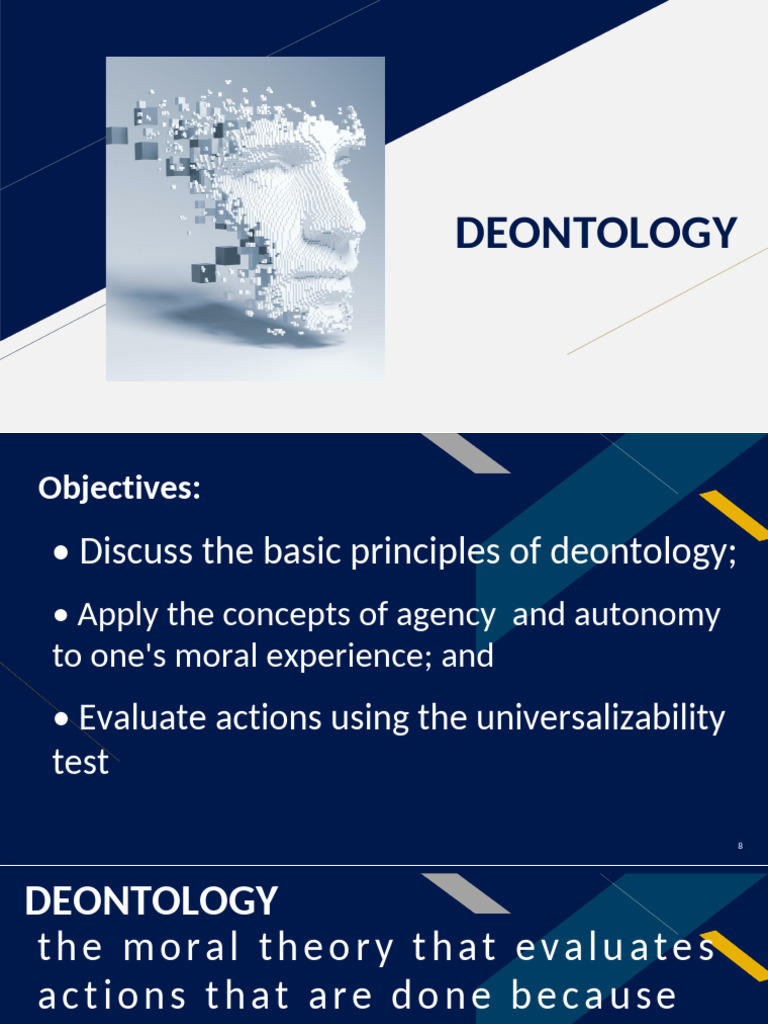 CHAPTER_4_DEONTOLOGY | PDF | Reason | Immanuel Kant