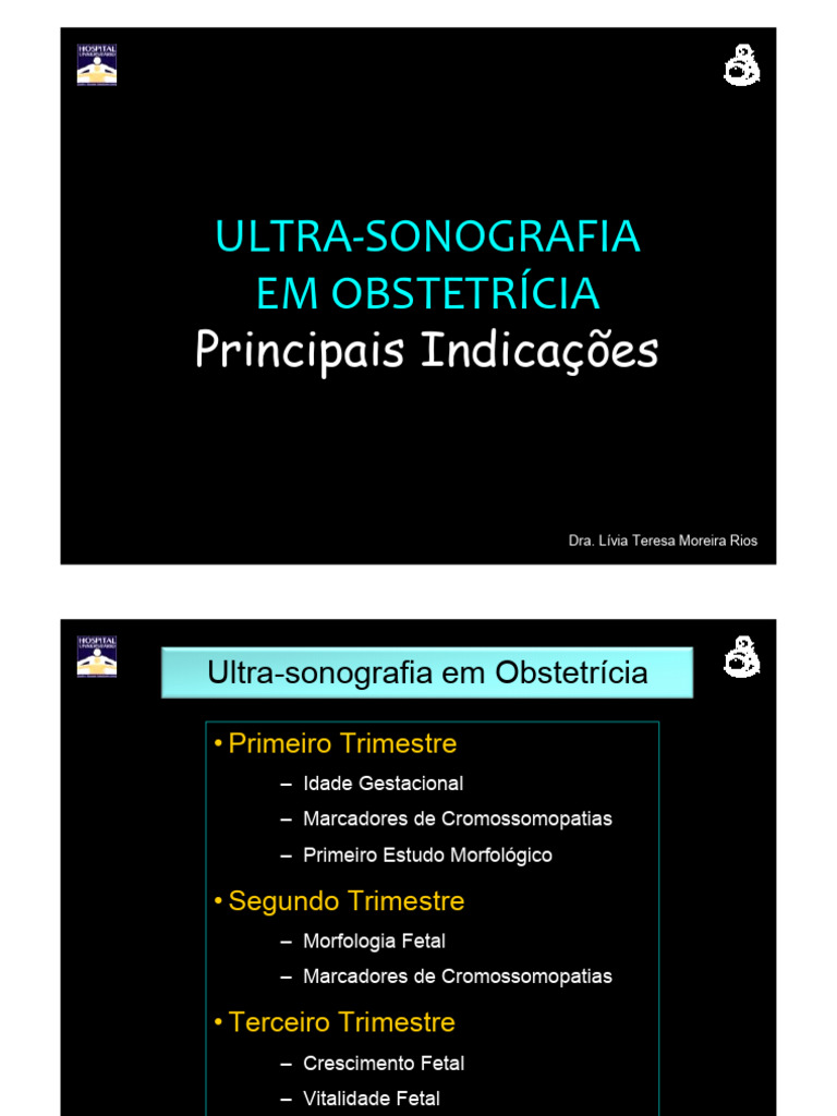 Indicações da Ultra-sonografia Obstétrica | PDF | Gravidez ...