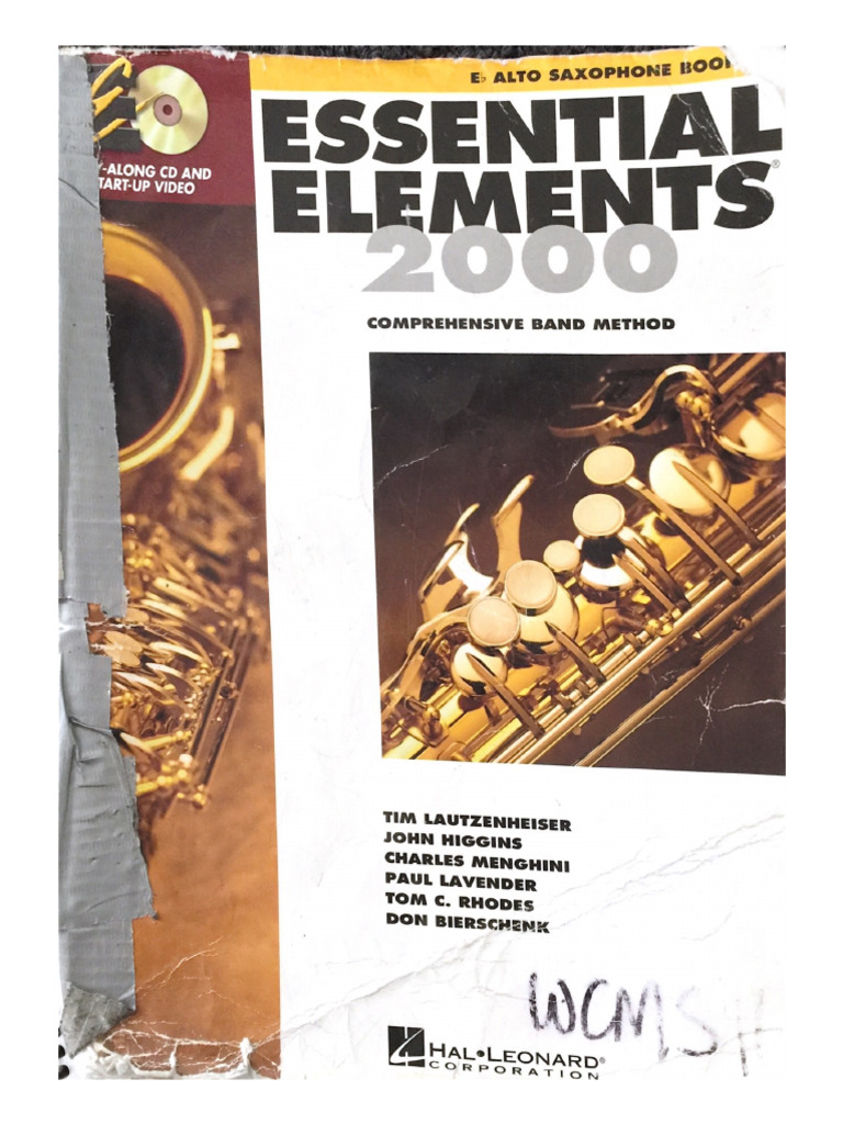 Essential Elements Alto Saxophone Songs 14-58 | PDF