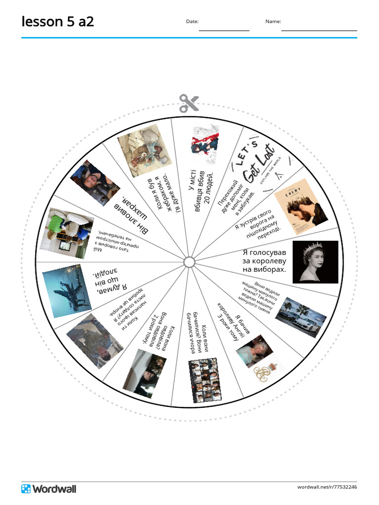 Lesson 5 A2 Spin The Wheel | PDF