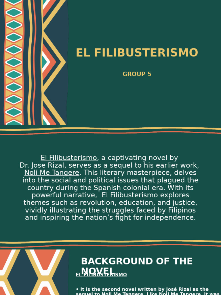 El Filibusterismo: Themes and Characters | PDF | Spanish East Indies