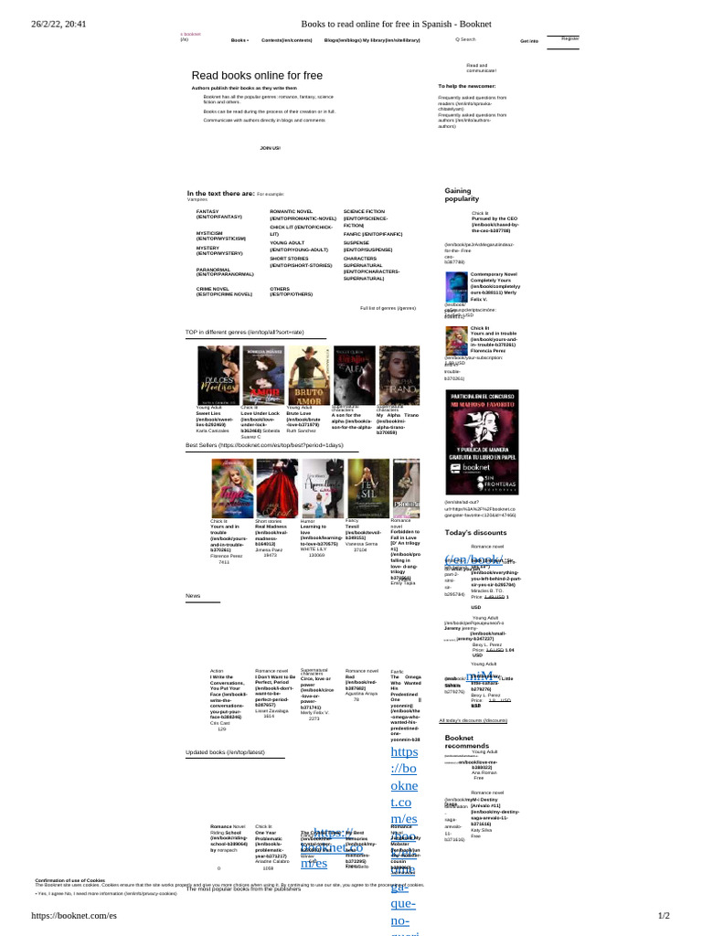 Free Spanish Books Online - Booknet | PDF