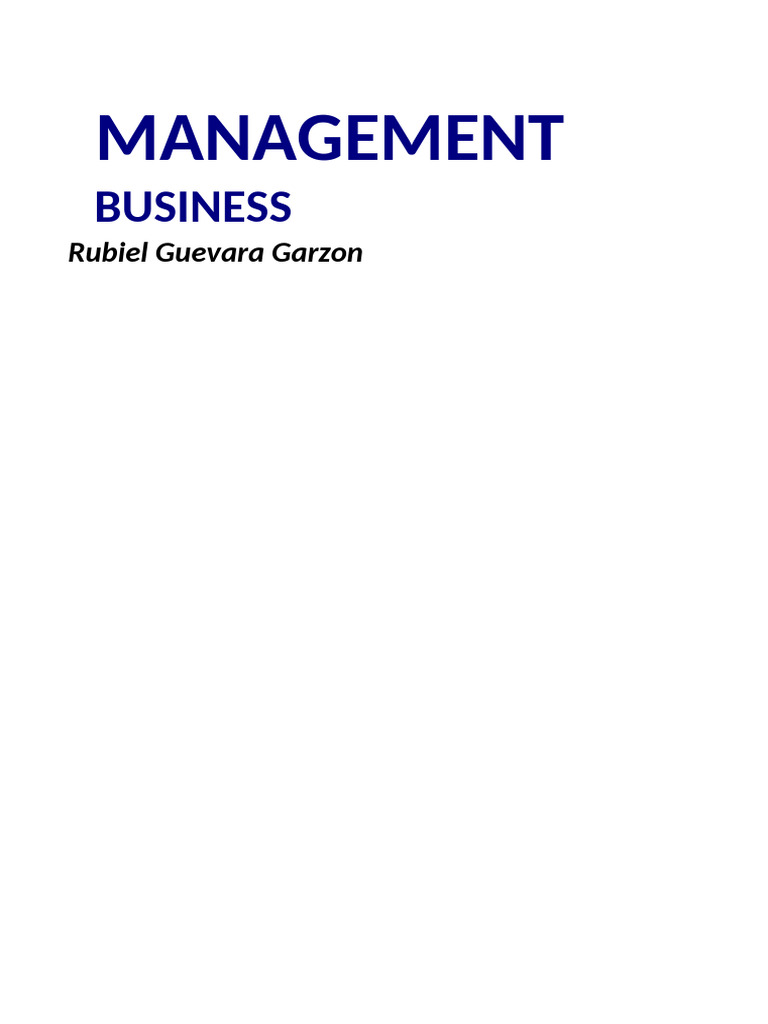 201512 Business Management MODULE | PDF | Idea | Interest