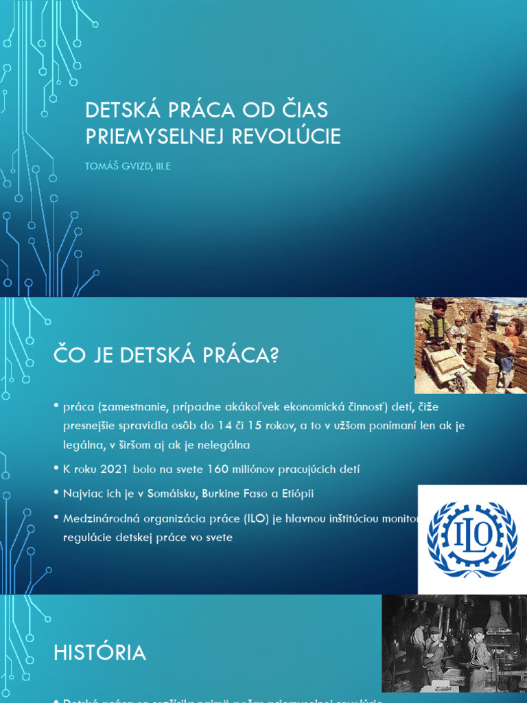 Detská Práca-Prezentácia | PDF