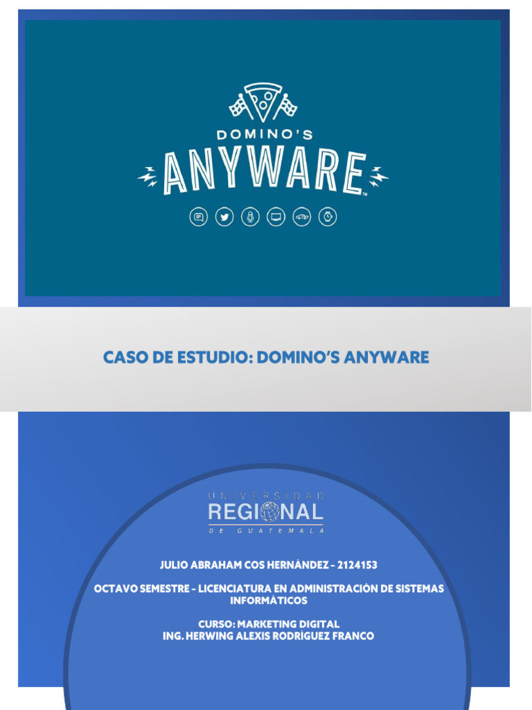 Estudio de Caso - Dominos Anyware | PDF