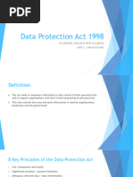 Cyber and Data Protection Act | PDF | Information | Information Privacy