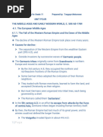 History Grade 11 Unit 4 | PDF | Byzantine Empire | Charlemagne